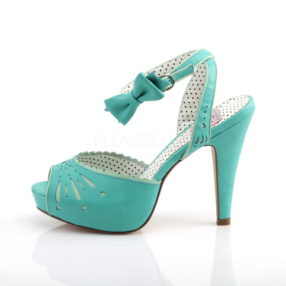 Shoes | Bow Peep Toe Pin Up High Heel Shoes | Poshmark